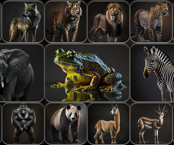 ArtStation - 300 Animal Reference Pack | 4K | v.18 | Artworks
