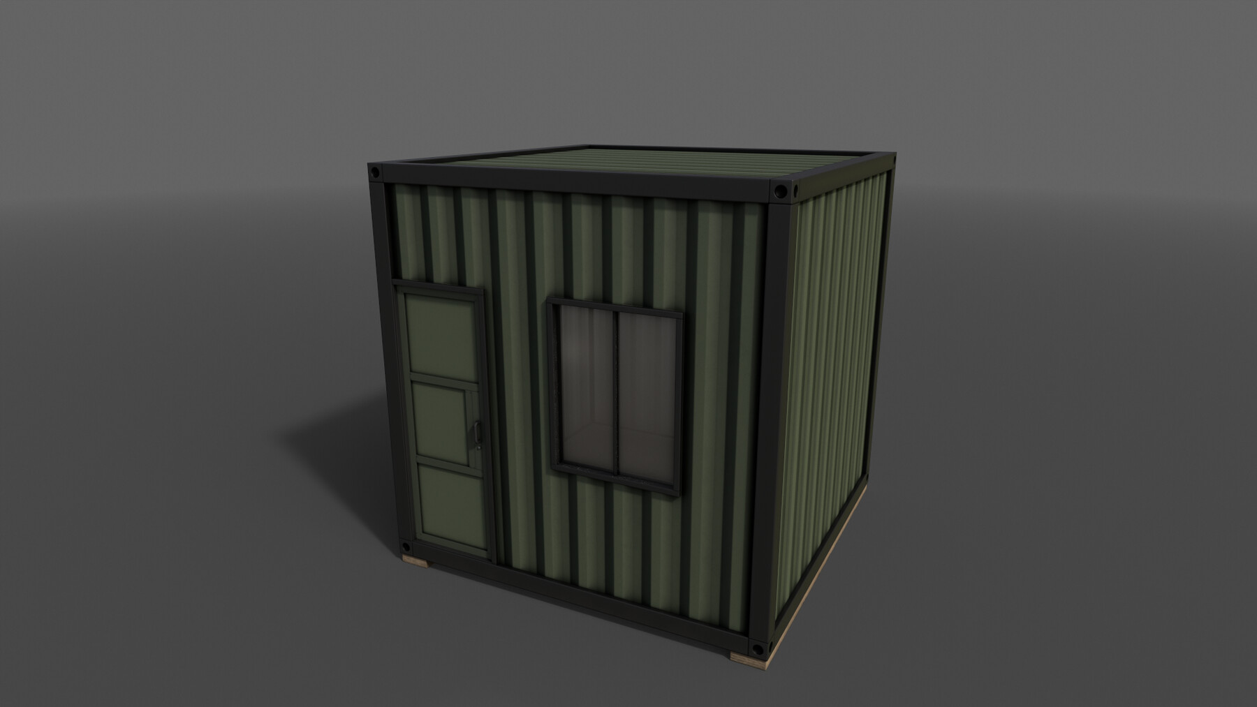 ArtStation - PBR Container House AA V1 | Game Assets