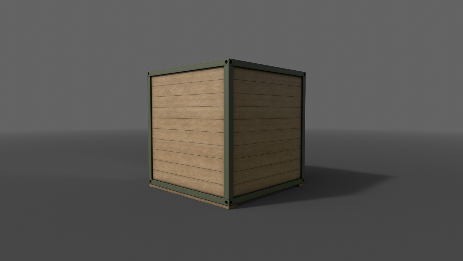 ArtStation - PBR Container House AC V1 | Game Assets