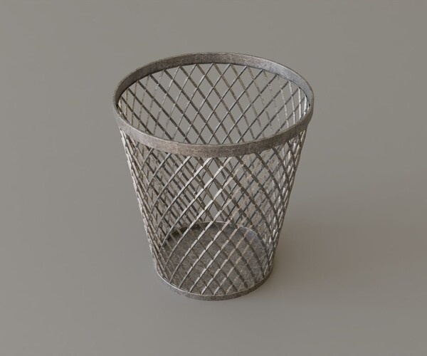 ArtStation - Trash Can ( Ready For Game ) | Game Assets