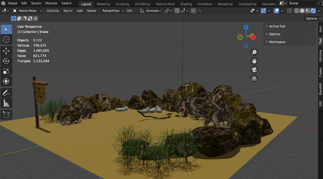 ArtStation - Snake Nest | Game Assets
