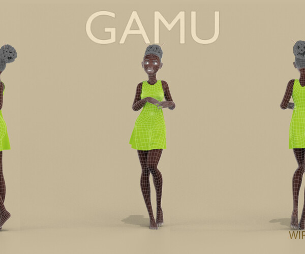 ArtStation - GAMU RIG BLENDER VERSION | Game Assets