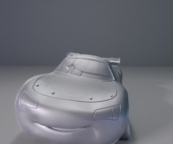 ArtStation - lightning McQueen Vehicle 3d 3D print model | Resources