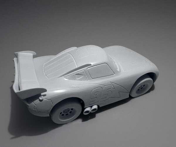 ArtStation - lightning McQueen Vehicle 3d 3D print model | Resources