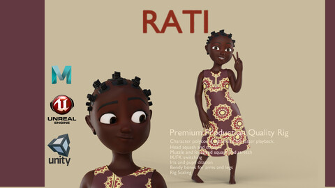 ArtStation - BHANA RIG MAYA VERSION | Game Assets