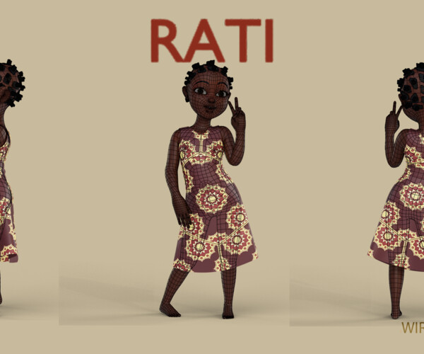 ArtStation - RATI RIG MAYA VERSION | Game Assets