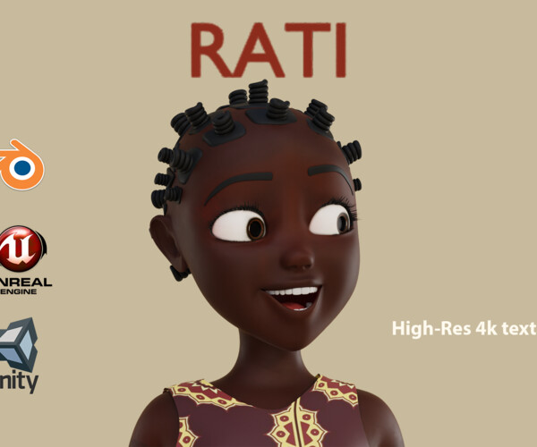 ArtStation - RATI RIG BLENDER VERSION | Game Assets