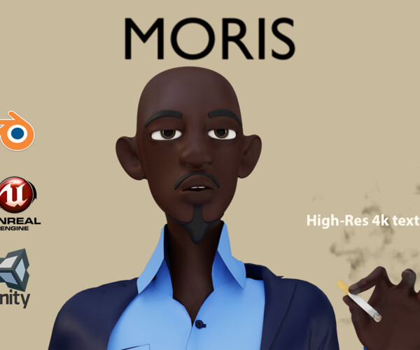 ArtStation - MORIS RIG BLENDER VERSION | Game Assets