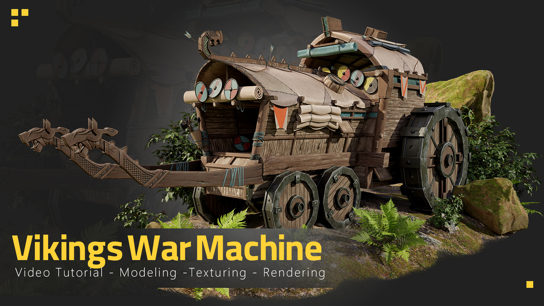 ArtStation - Vikings War Machine - Tutorial full process | Tutorials
