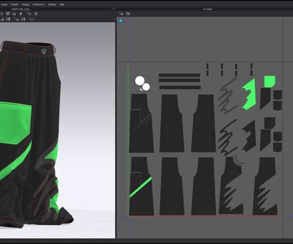 ArtStation - Streetwear Oversize Denim #021 - Clo 3D / Marvelous ...