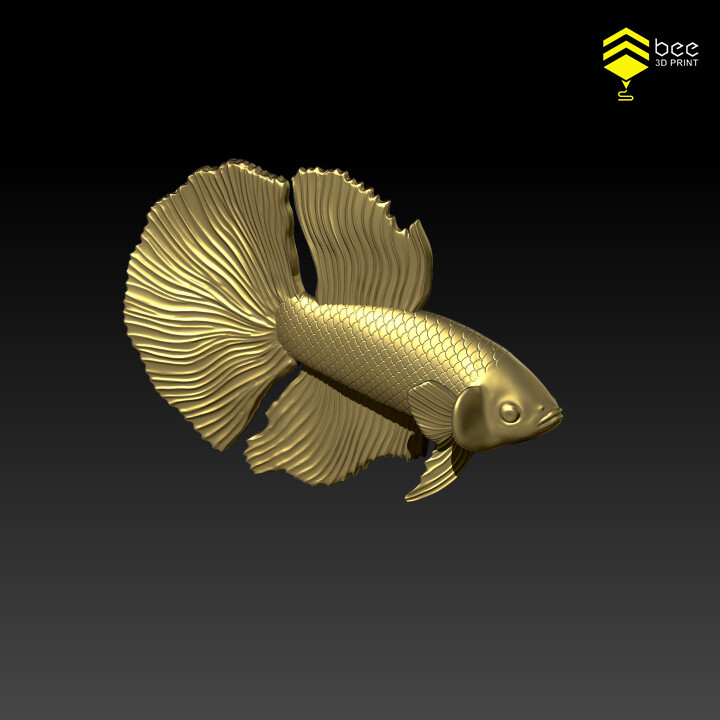 ArtStation - Betta Fish - Ready for 3D print | Resources