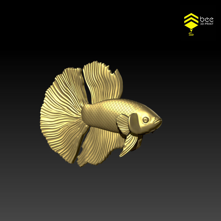 ArtStation - Betta Fish - Ready for 3D print | Resources