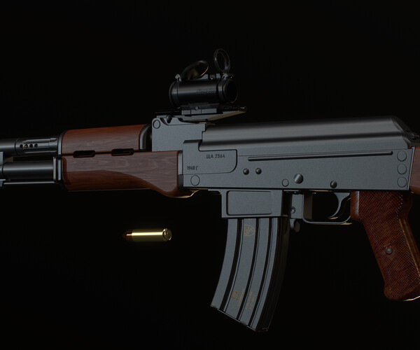 ArtStation - AK-50 | Game Assets