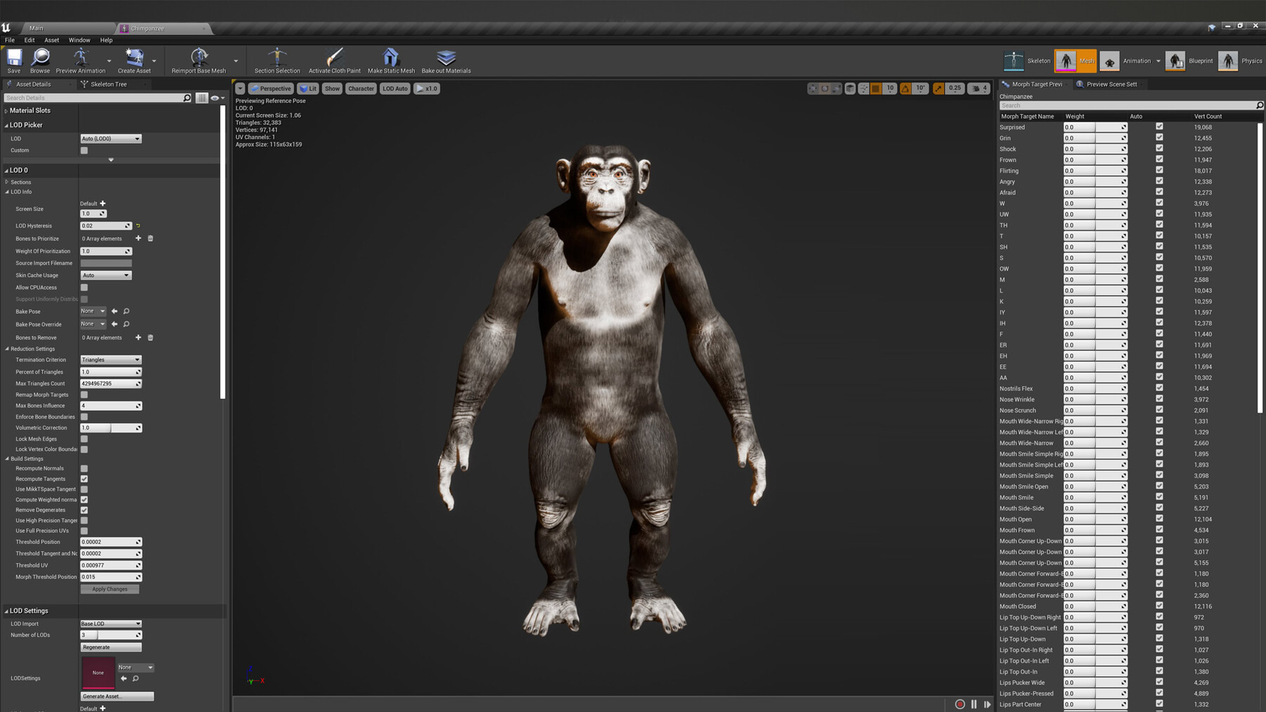 ArtStation - The Chimpanzee - Unreal Engine | Game Assets