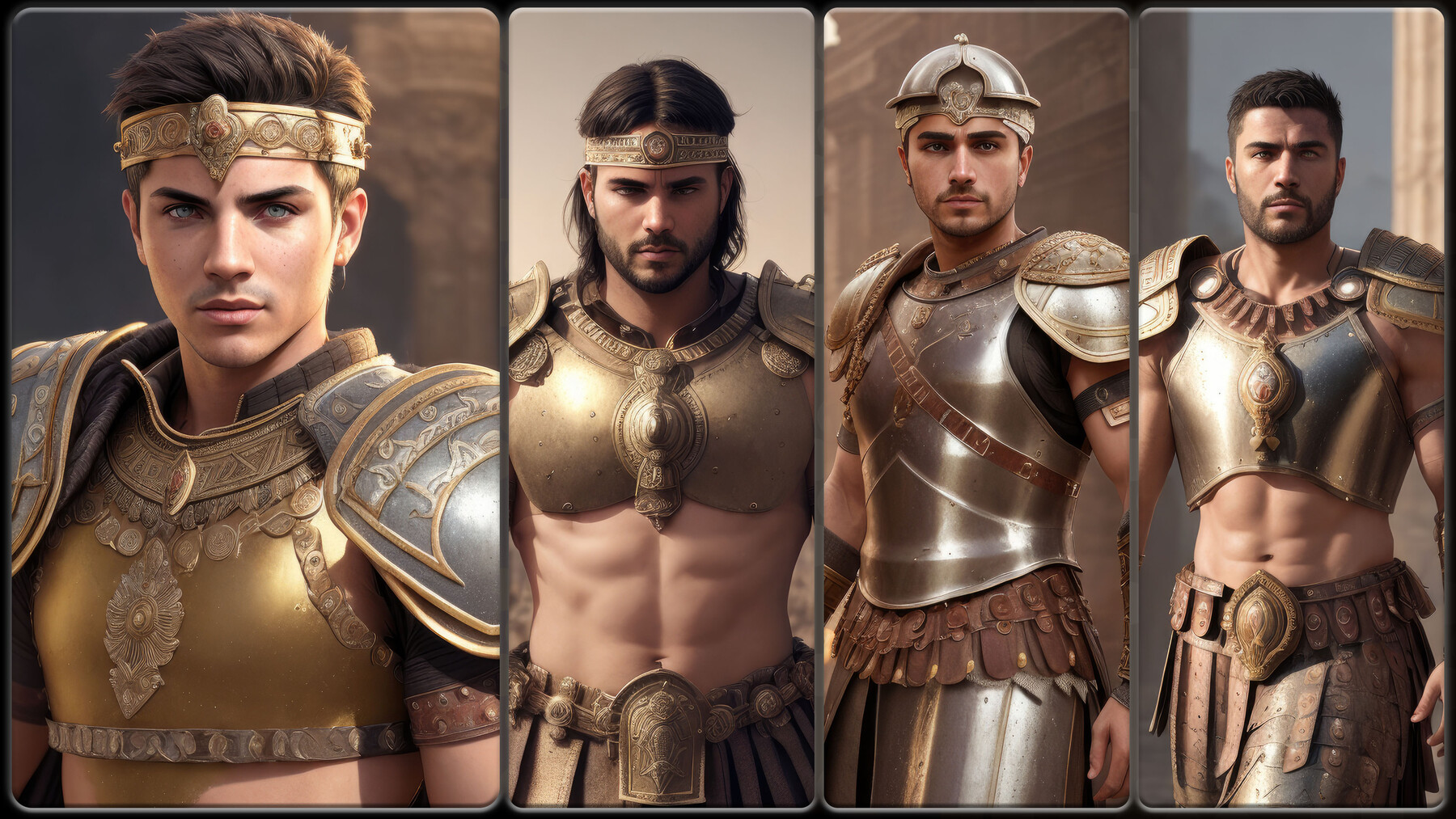 ArtStation - 240 Realistic Gladiator Reference Pack | 4K | v.2 | Artworks
