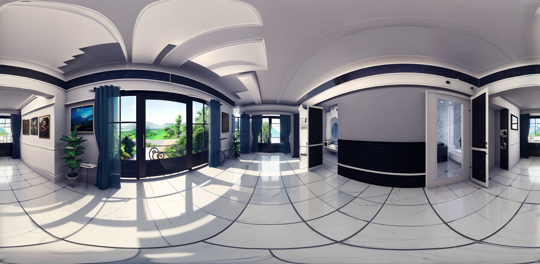 ArtStation - Interior's 490 skybox blockadelabs collection | Artworks