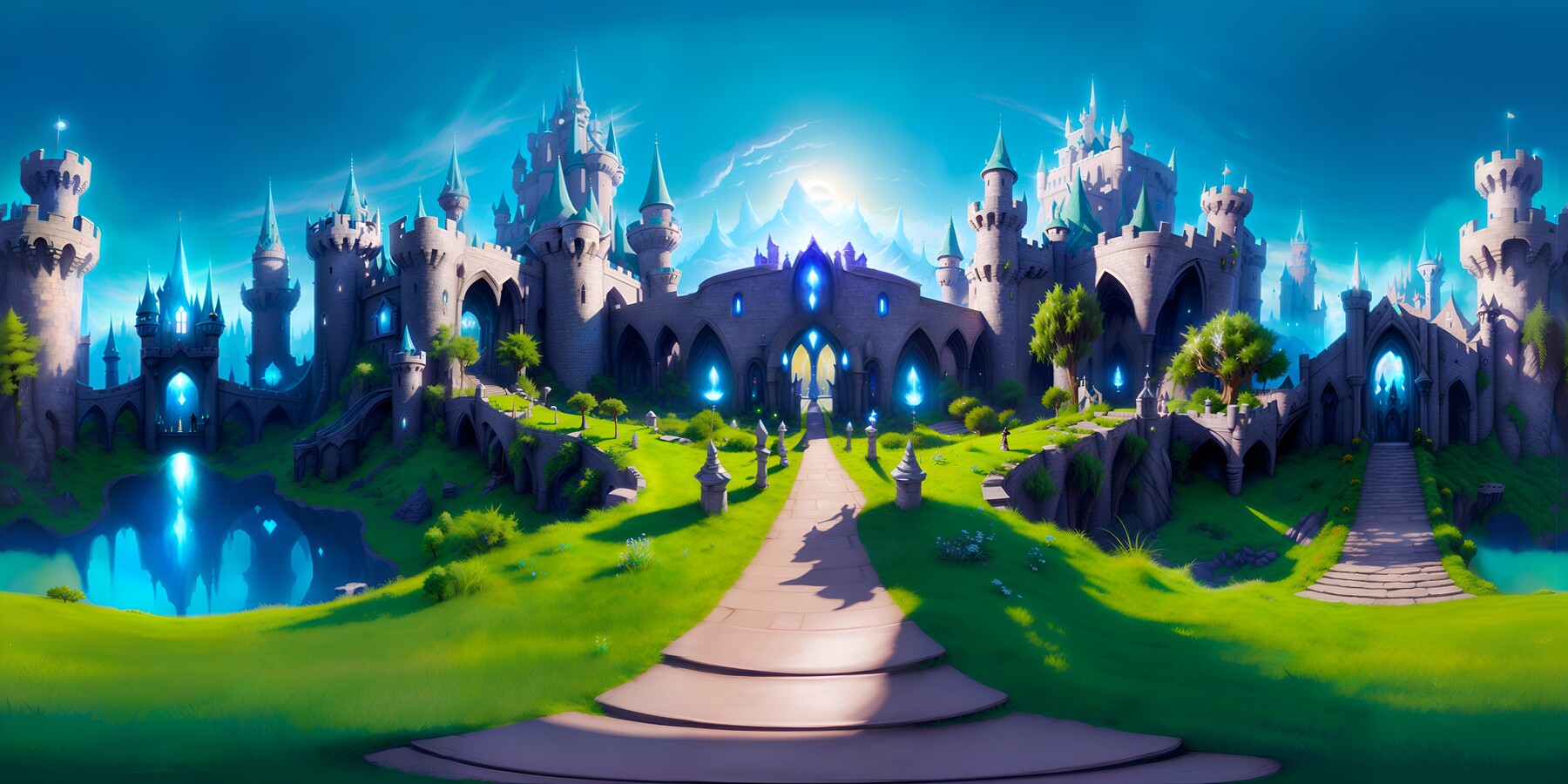 ArtStation - Fantasy Landscape 980 skybox blockadelabs collection | Artworks