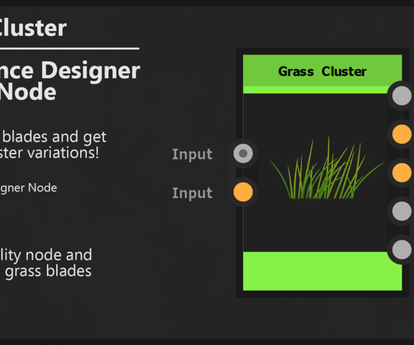 ArtStation - Grass Cluster - Substance Designer Utility Node | Resources