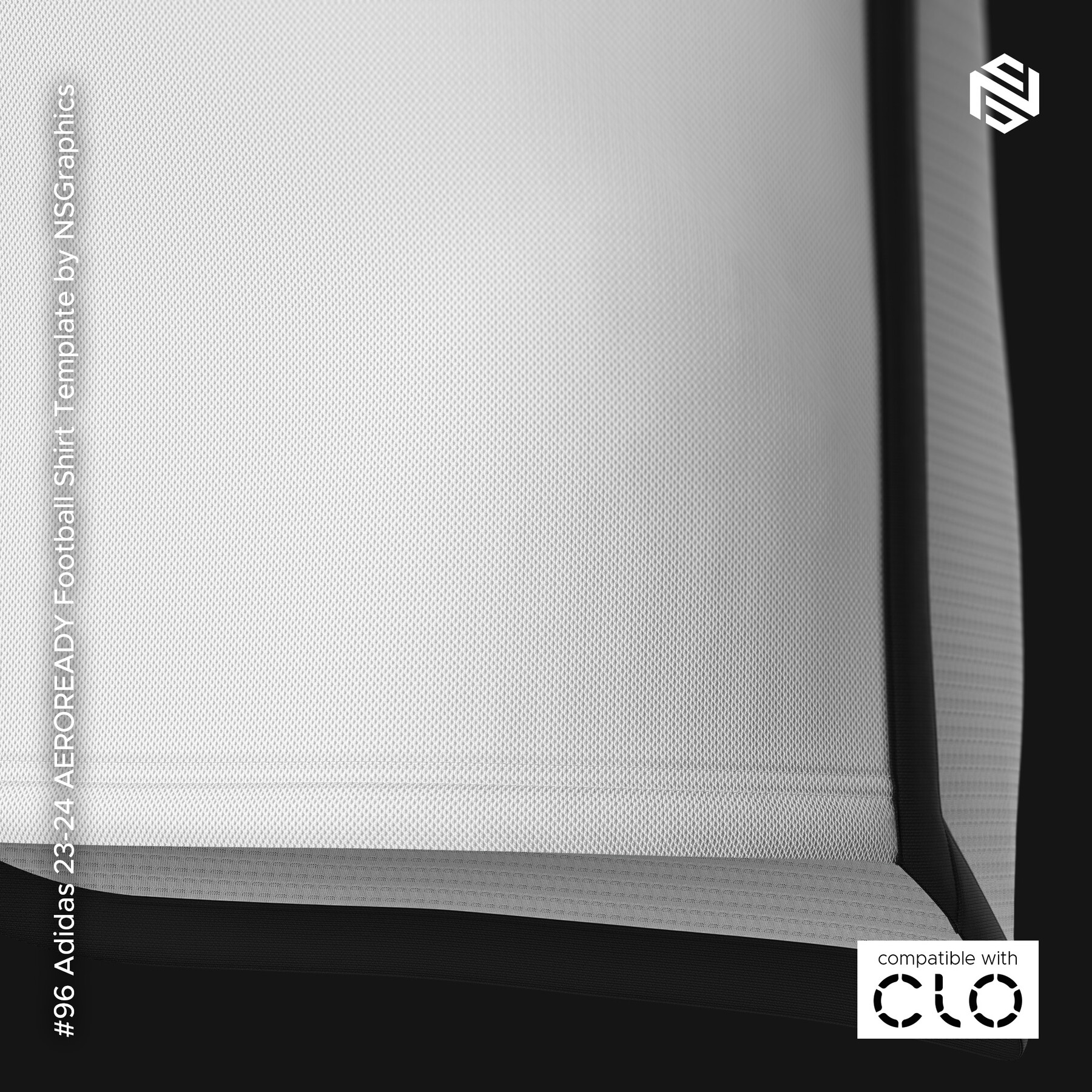 ArtStation - Adidas 23-24 AEROREADY Football Shirt Template for CLO 3D & Marvelous Designer ...