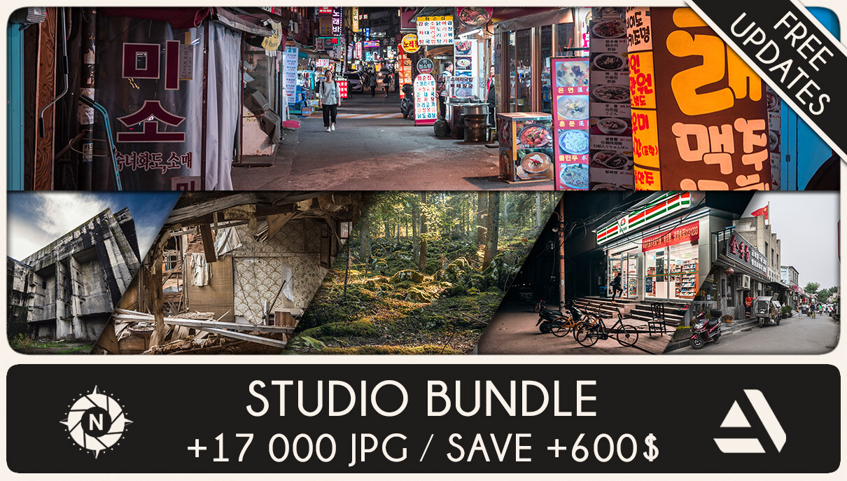 Nomad Photo Reference - Studio Bundle: +17 000 reference photos + Future packs for FREE
