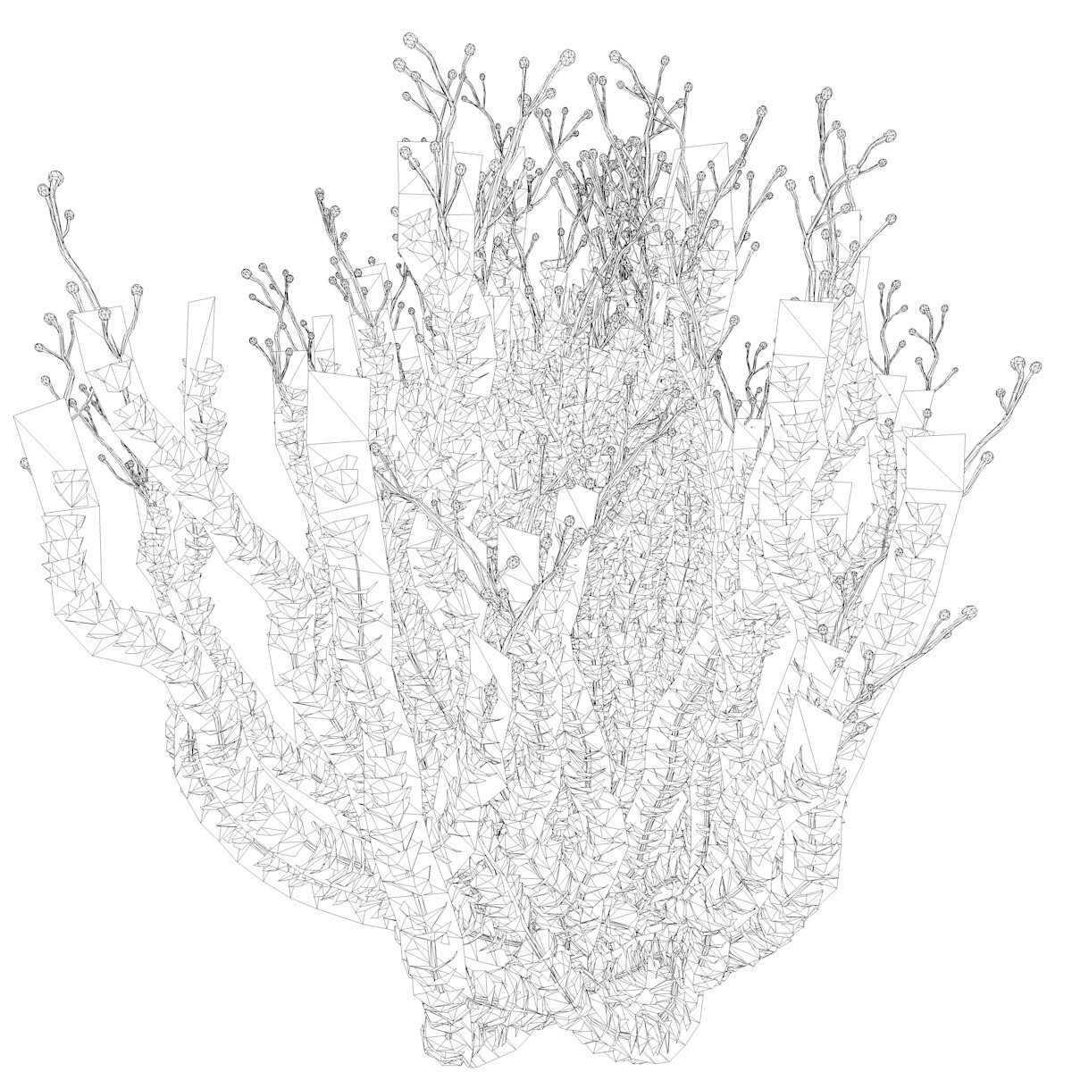 ArtStation - Sagebrush Bush #05 - High Poly Bush (3D Model) | Game Assets