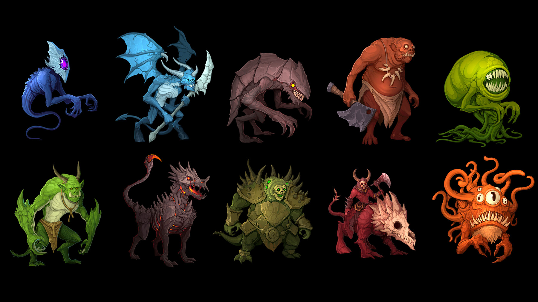 ArtStation - Demonic Creatures | Game Assets