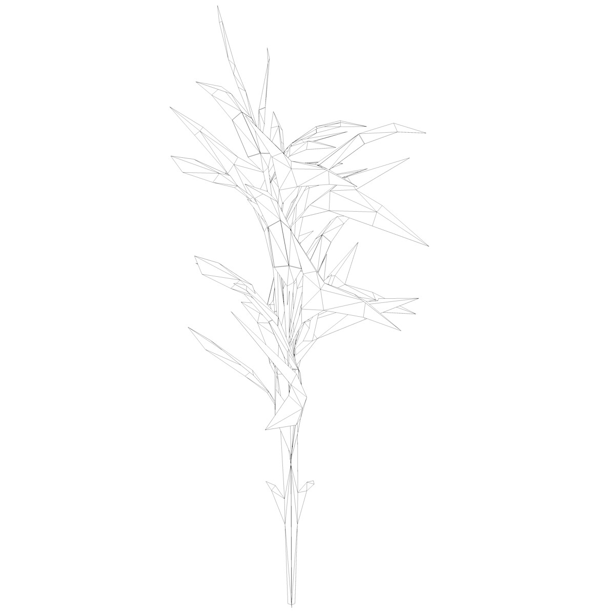 ArtStation - Switchcane #03 - High Poly Plant (3D Model) | Game Assets