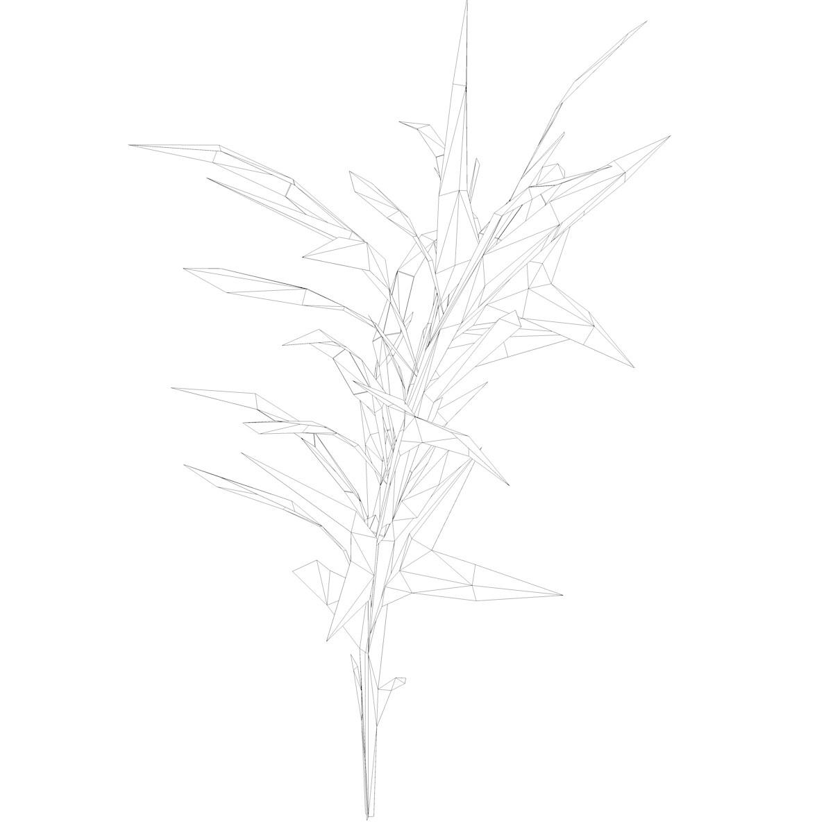 ArtStation - Switchcane #04 - High Poly Plant (3D Model) | Game Assets