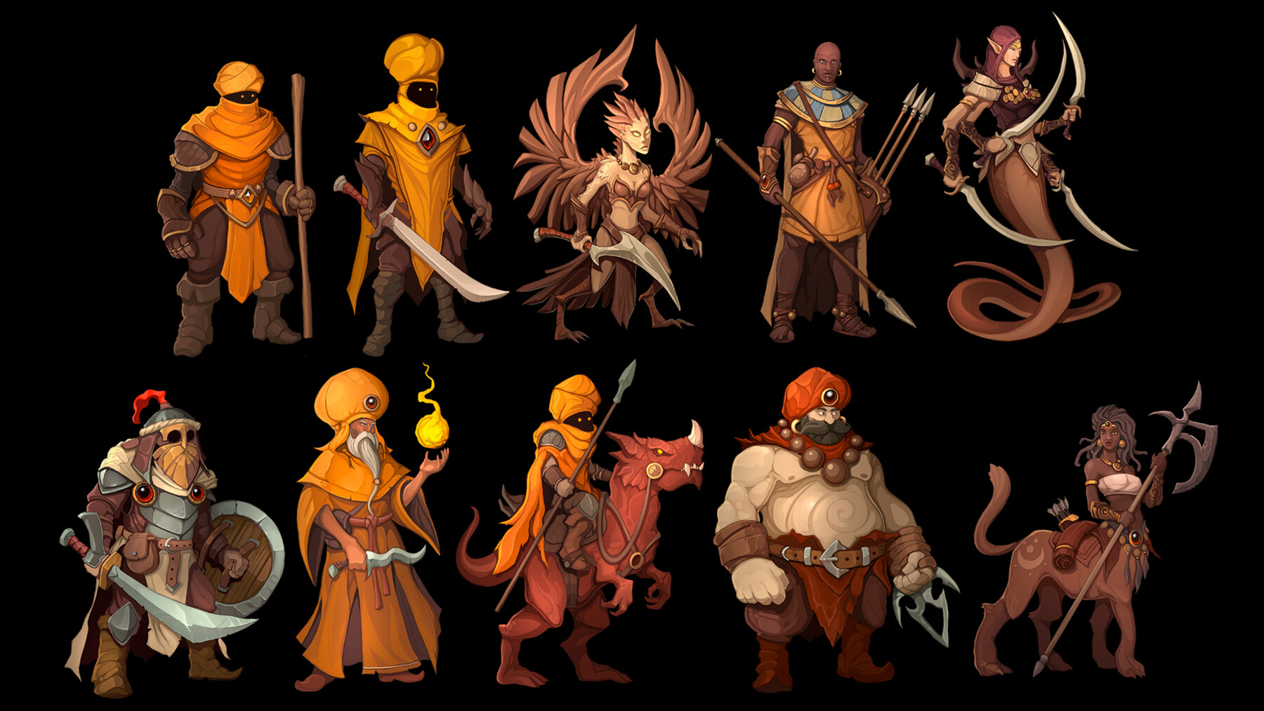 ArtStation - Desert Army Characters | Game Assets