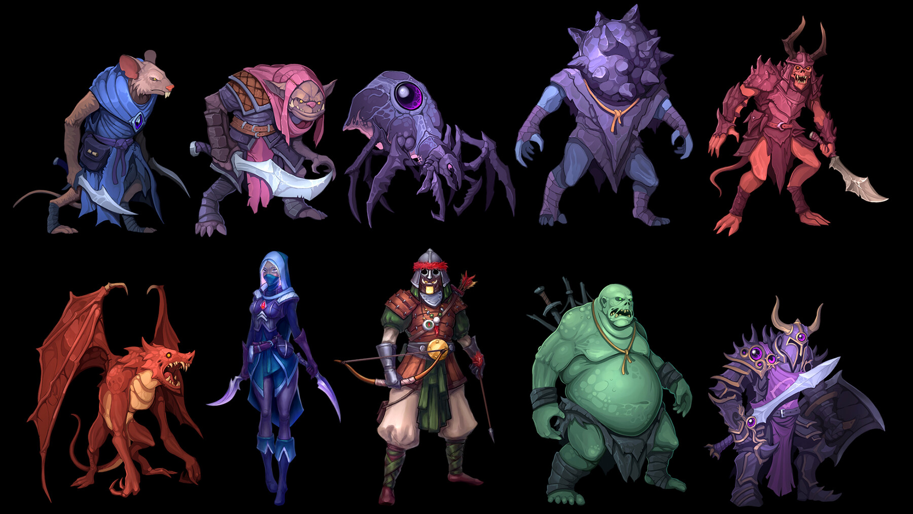 ArtStation - Dungeon Guards | Game Assets