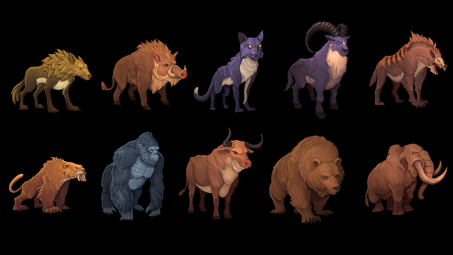 ArtStation - Fantasy Animals | Game Assets