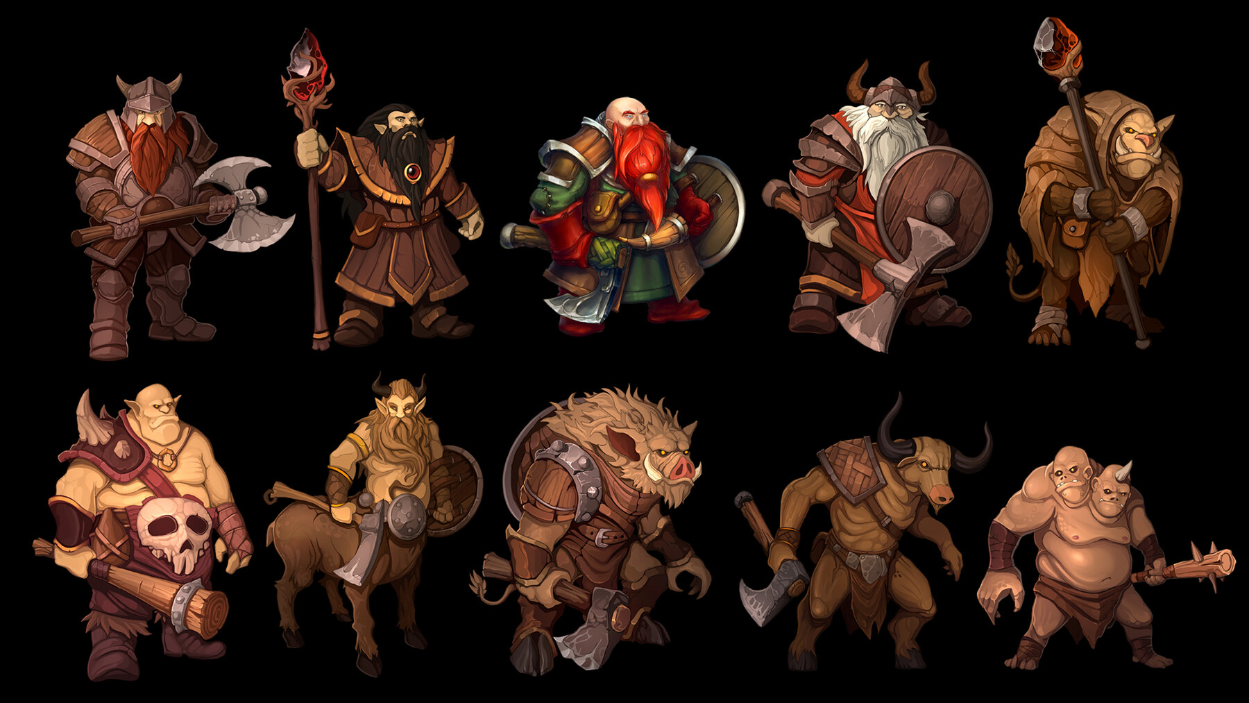 ArtStation - Savage Clans | Game Assets