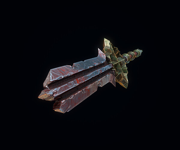 ArtStation - Broken Hero Sword | Game Assets