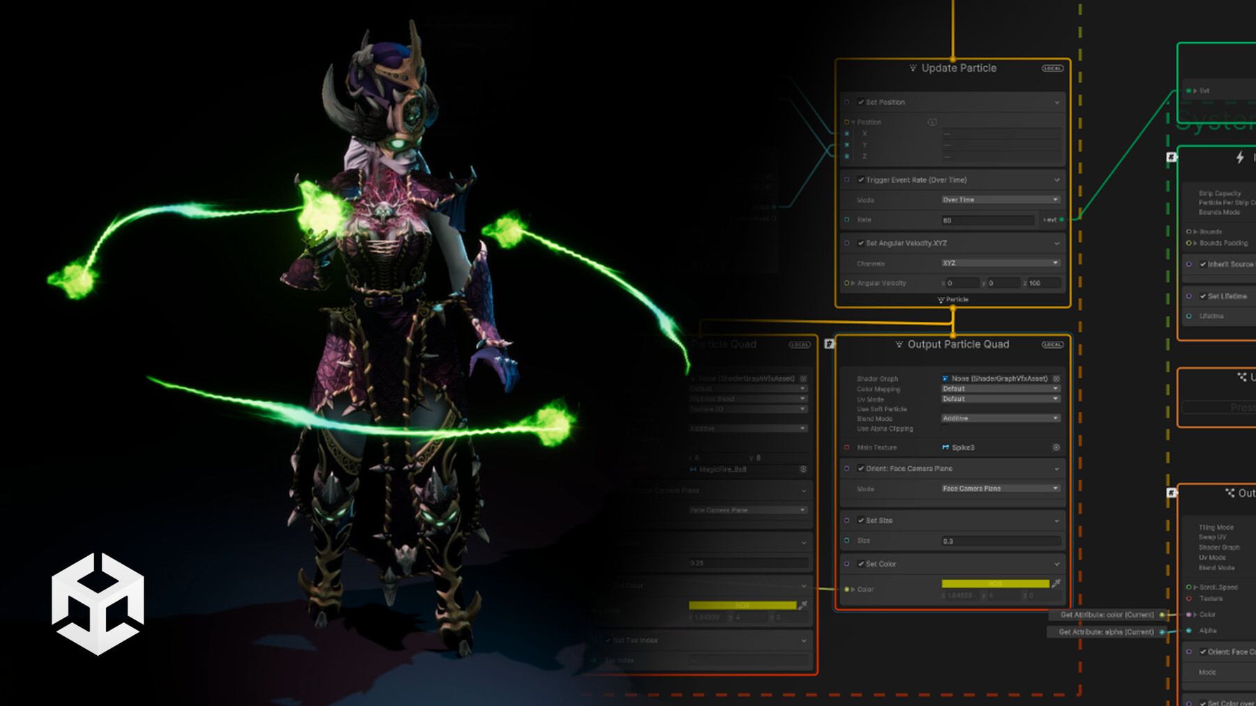Artstation Rotating Orbs Effect For Mage Skills In Unity Vfx Graph Game Assets