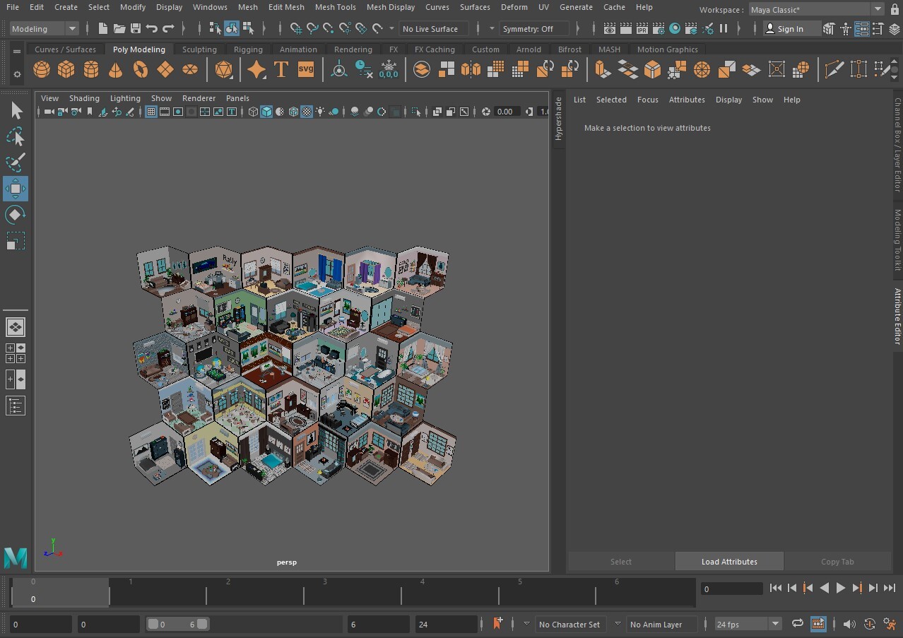 ArtStation - low poly interior 3 Low-poly 3D model | Game Assets