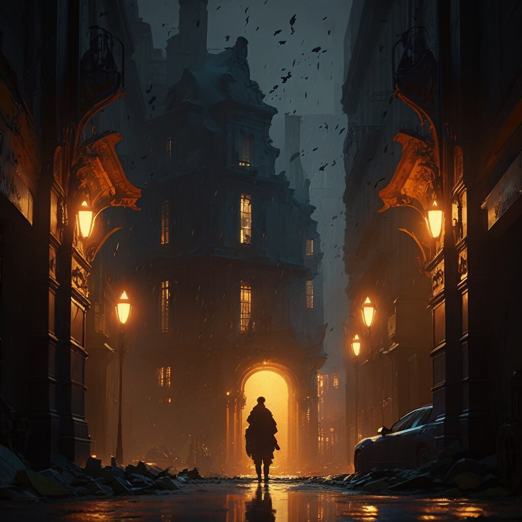 ArtStation - Echoes of the Past: Walking Through Haunted Streets 3 ...