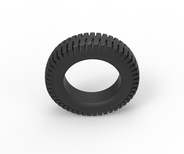 ArtStation - 3D printable Diecast military tire 8 Scale 1:10 | Resources