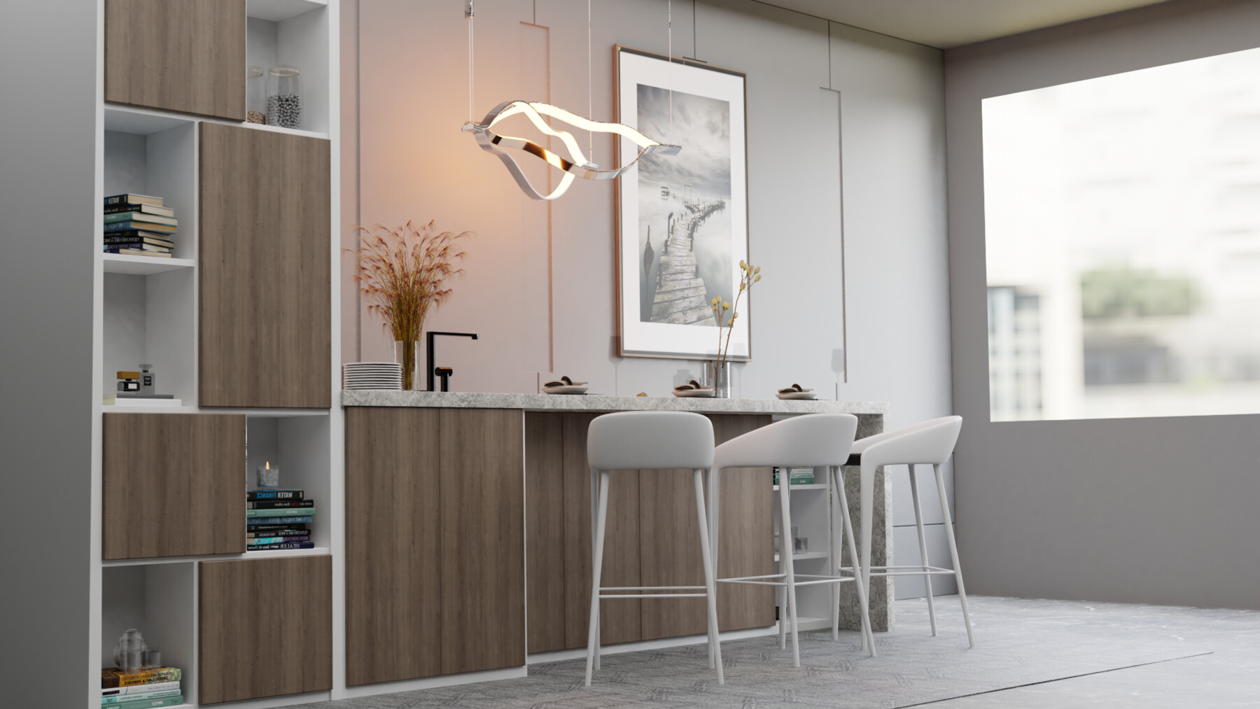 ArtStation - Sence Kitchen Room Blender 3.x | Resources