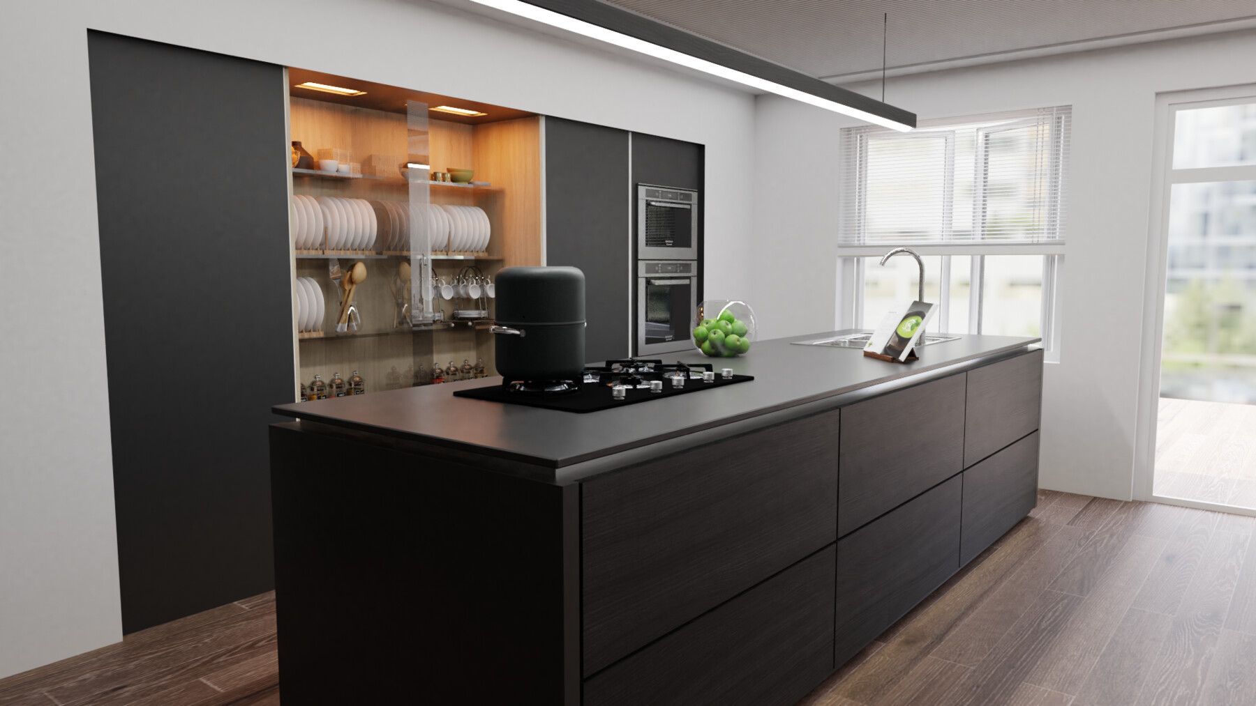 ArtStation - Sence Kitchen Room Blender 3.x | Resources