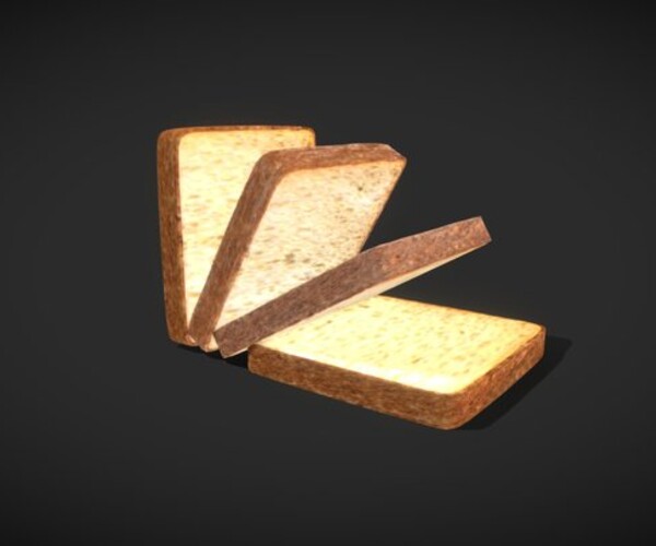 ArtStation - Bread 3D Model | Resources