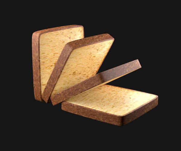 ArtStation - Bread 3D Model | Resources