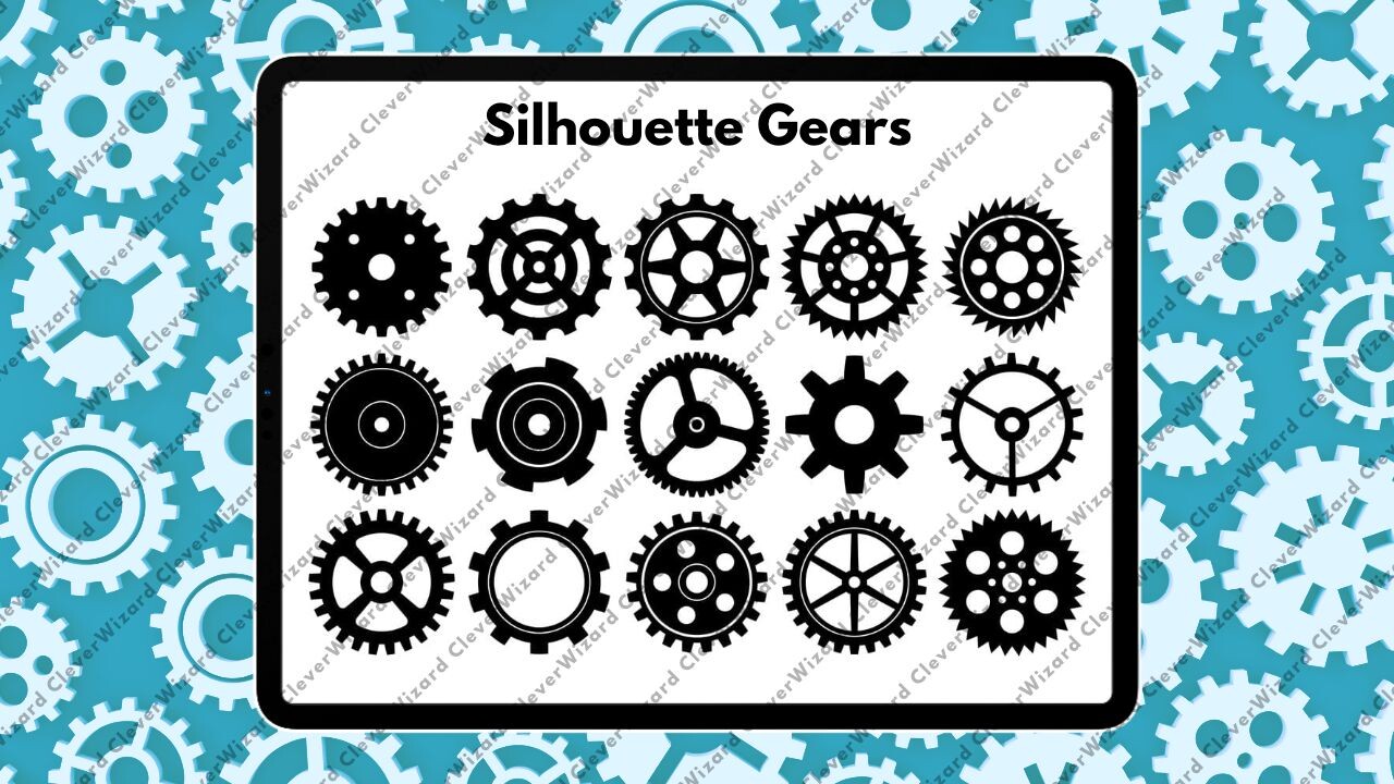 ArtStation - Gear & Wheel Procreate Stamp Brush Set , procreate brush ...