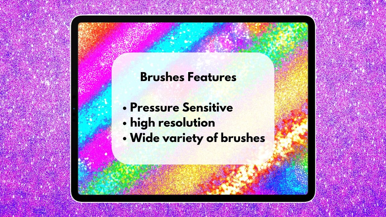 ArtStation - Glitter & Shimmer procreate brush set, Procreate Glitter texture brushes ...