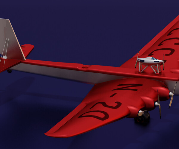 ArtStation - Tupolev ANT-20 3d model | Game Assets