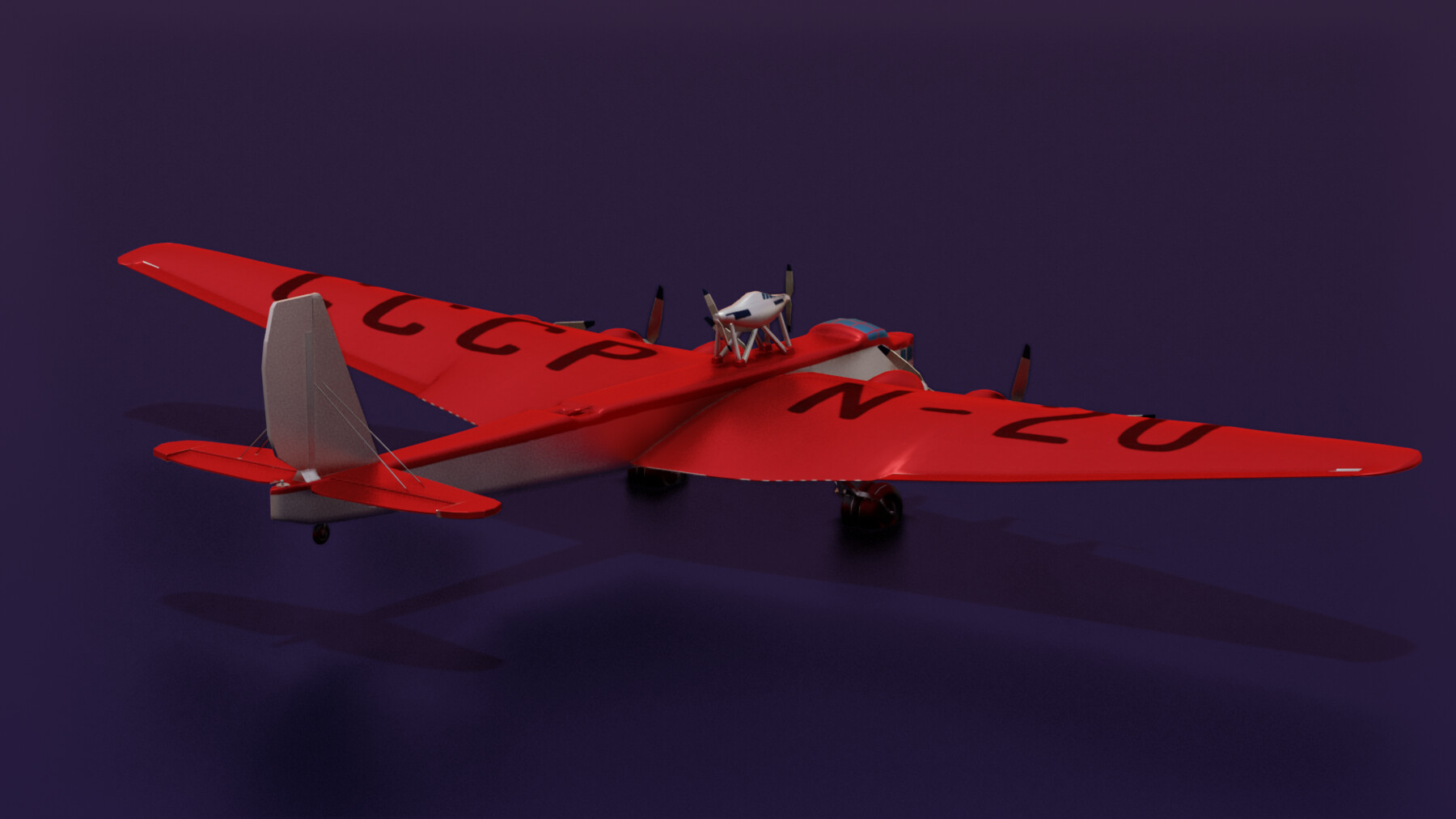 ArtStation - Tupolev ANT-20 3d model | Game Assets