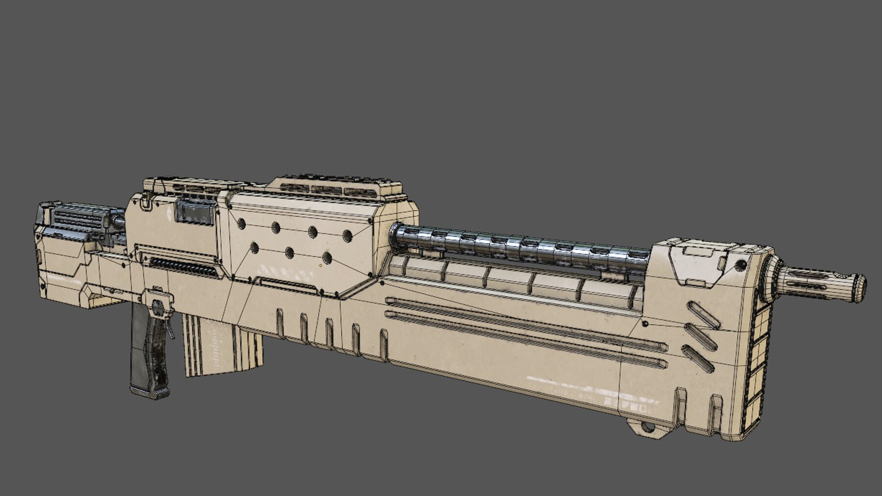 ArtStation - Sci Fi Gun for Games | Game Assets