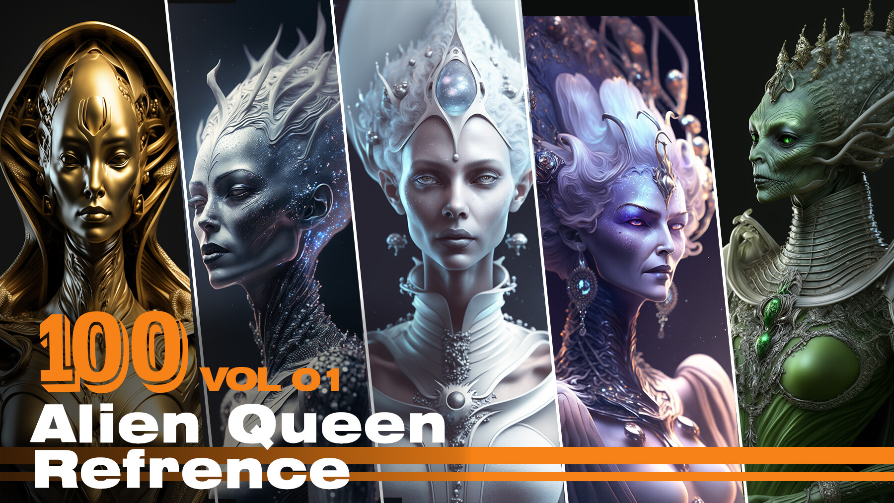 ArtStation - Alien Queen Vol01 Refrence | Artworks