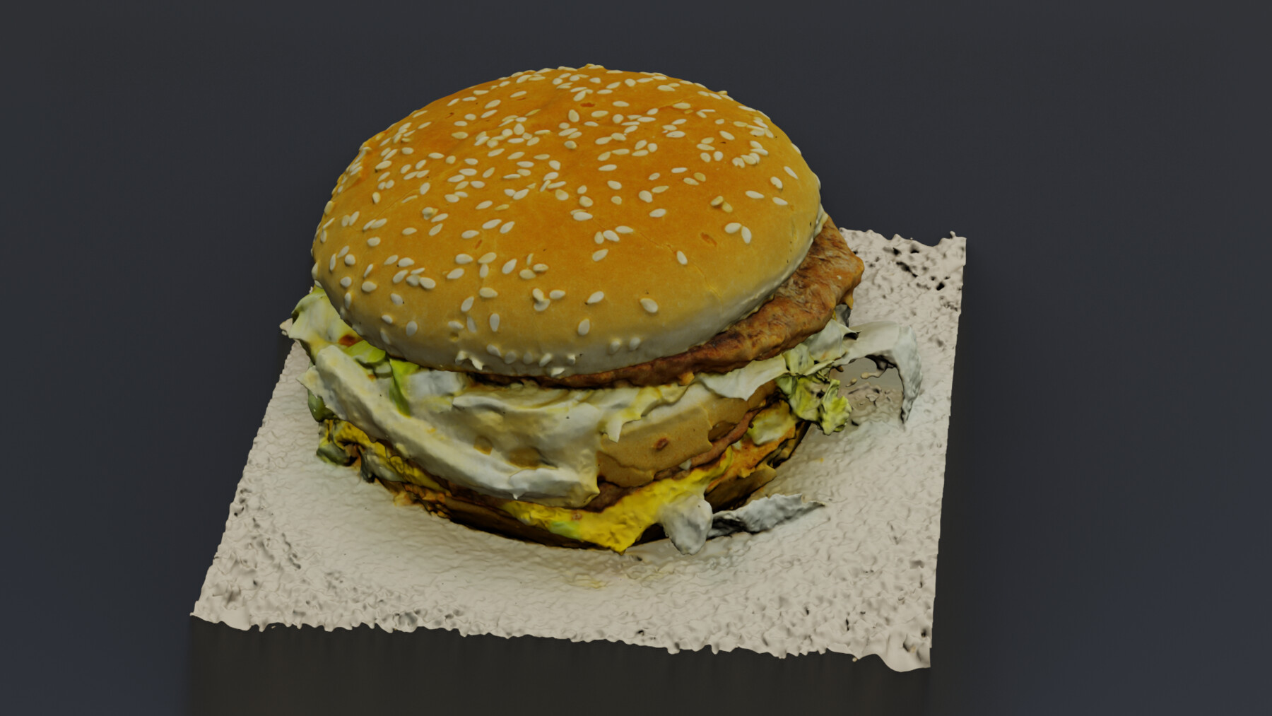 ArtStation - Double Cheeseburger 3D model | Game Assets