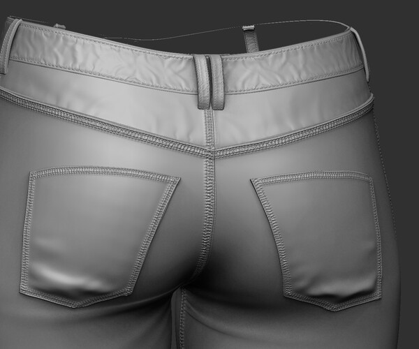 ArtStation - Tutorial Realistic Jean + MD / Clo3d + Project files + Video Tutorial Vol.01 ...