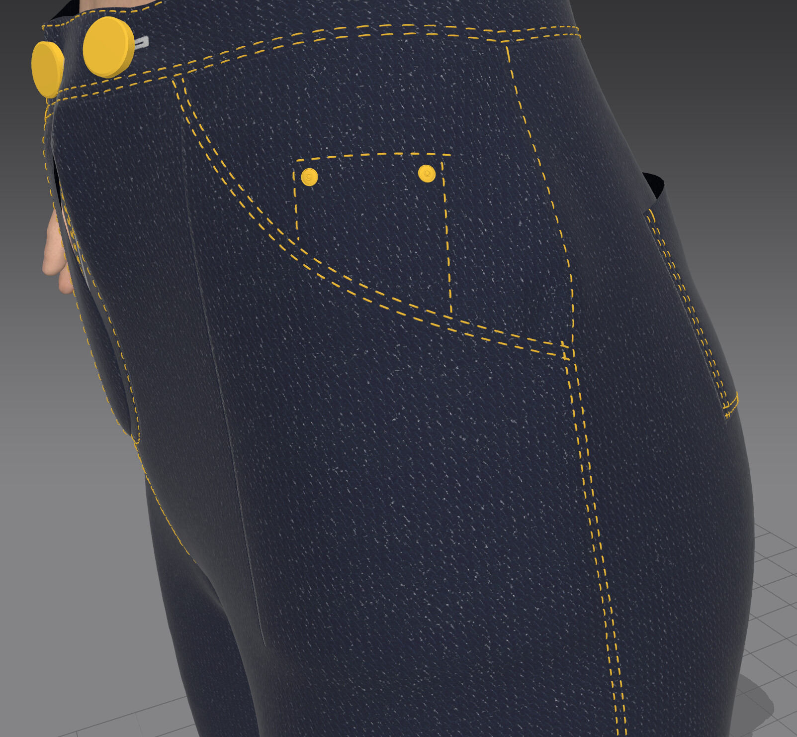ArtStation - Female jeans (fbx, obj, MD) | Game Assets